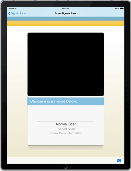 Scanning Sign-in Passes – Support Center
